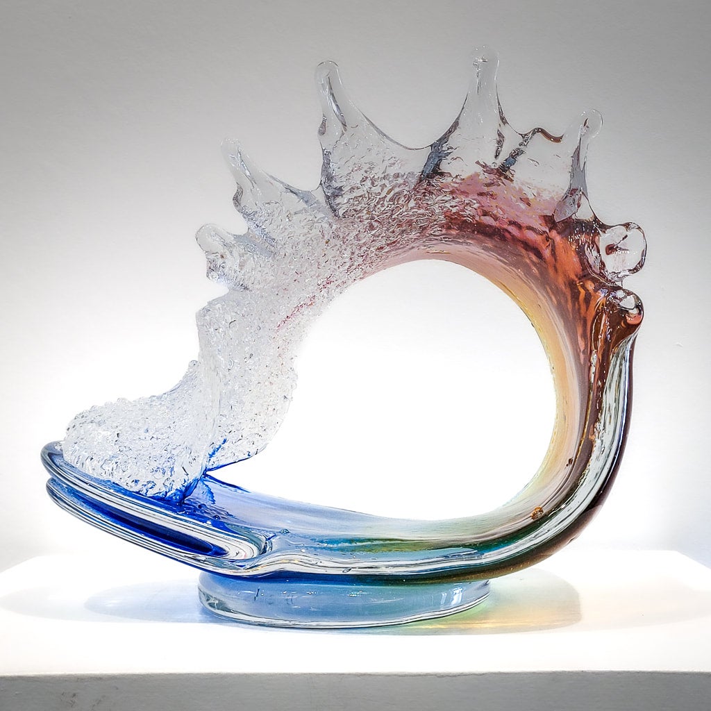 Richard Glass Crest Wave Sunset | Cecilia Colman Gallery
